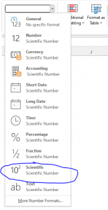 How to use Scientific Notation in Excel - Chronicles of Data