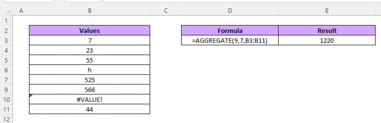 How to use the AGGREGATE function in Excel - Chronicles of Data